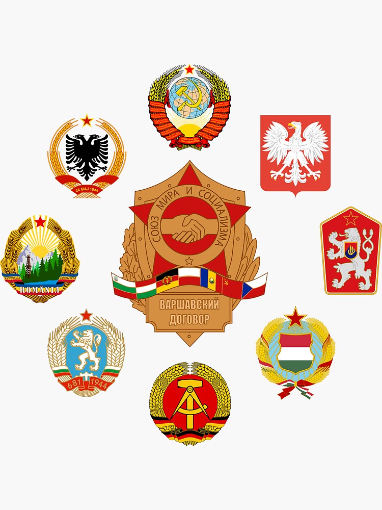 "Warsaw Pact" Sticker for Sale by Devotee1973 | Redbubble