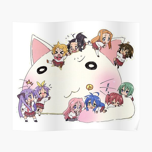 "Lucky Star Cat Crew" Poster for Sale by VelveetaShamroc | Redbubble