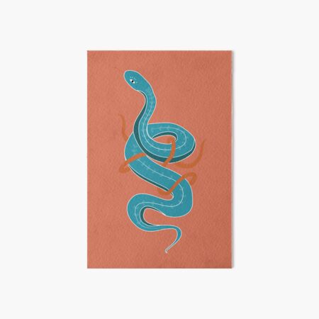 "SNAKE - Pop art snake illustration drawing" Art Board Print by Lome ...