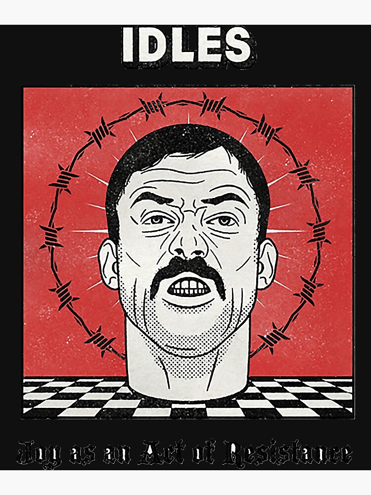 "Idles artwork white logo" Poster for Sale by Lopez158 | Redbubble