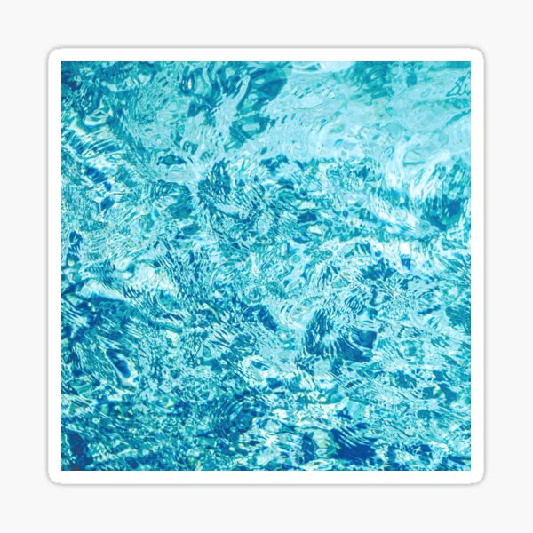 "Topaz Waves" Sticker for Sale by Waveprints | Redbubble