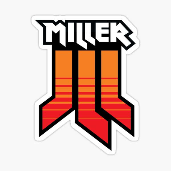 "Jack Miller (12)" Sticker for Sale by Meosimmi | Redbubble