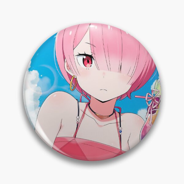 "Cute Ram Adorable Bikini Waifu Kawaii (Re Zero Anime RZ Girl)" Pin for ...