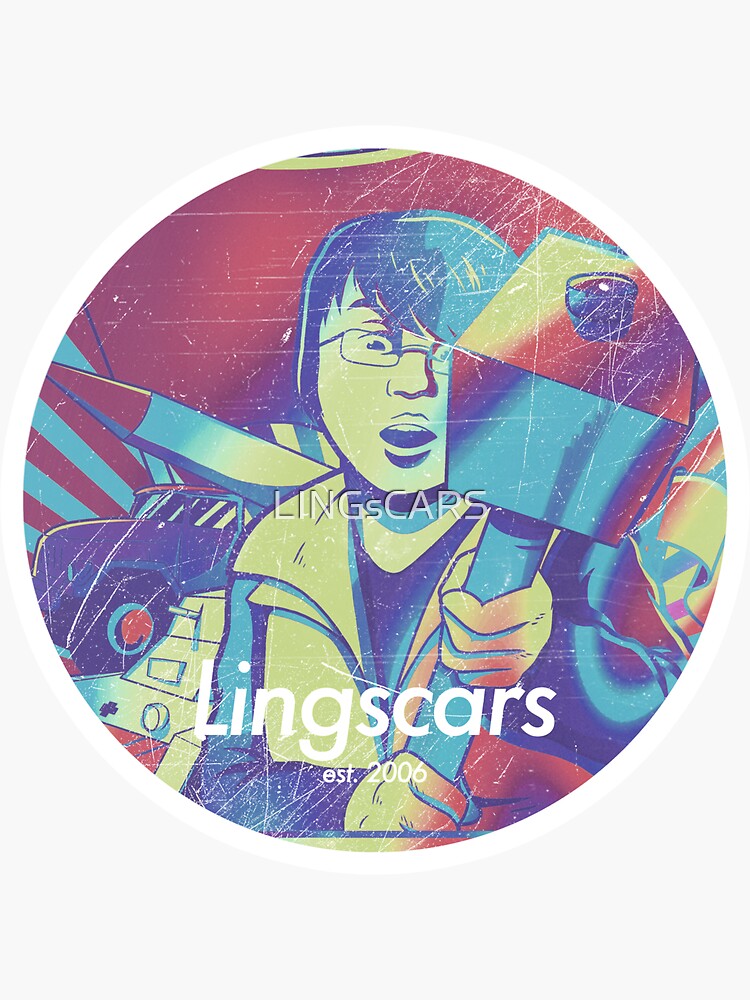 "LingsCars Holographic Ling" Sticker for Sale by LINGsCARS | Redbubble