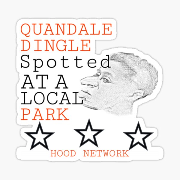 "quandale dingle " Sticker for Sale by SusanneJamesz | Redbubble