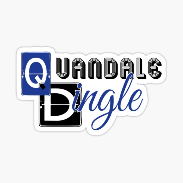 "Quandale dingle (1)" Sticker for Sale by SusanneJamesz | Redbubble