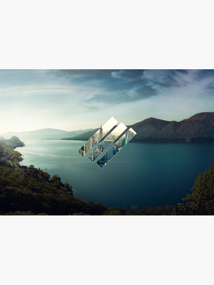 "Polyscape - Oceans City" Poster by Shenquarh | Redbubble