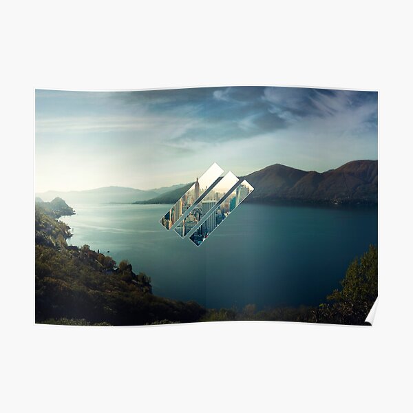 "Polyscape - Oceans City" Poster by Shenquarh | Redbubble