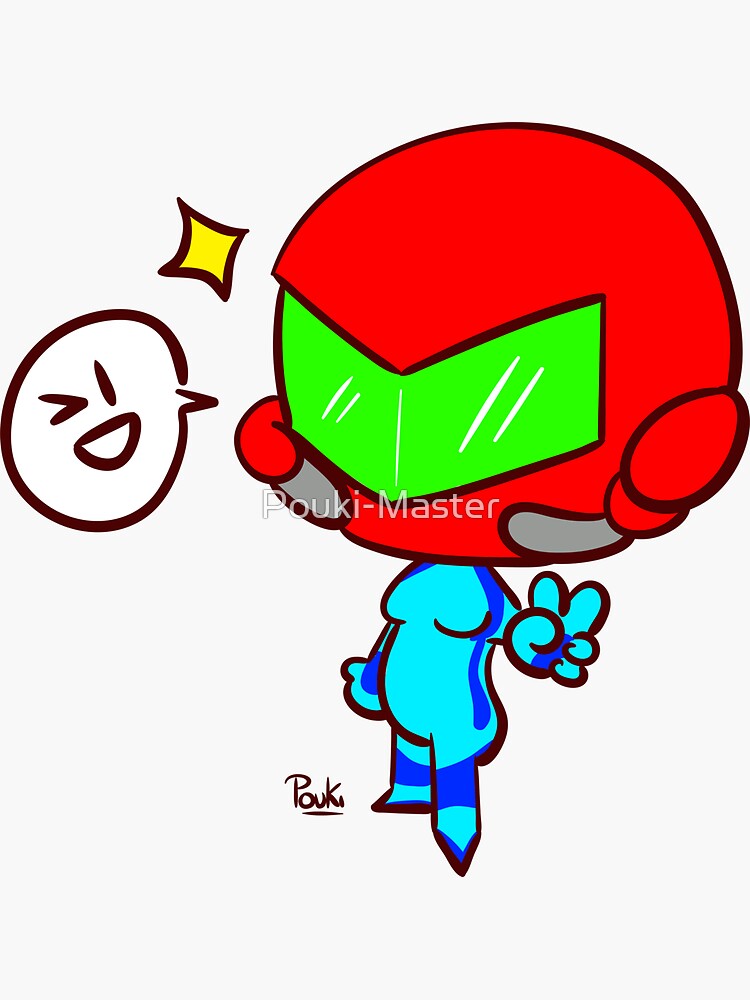 "Samus Aran" Sticker for Sale by Pouki-Master | Redbubble