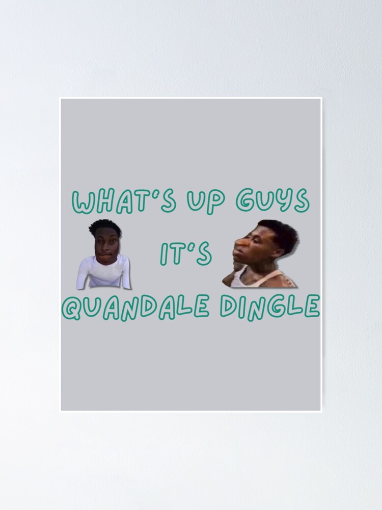 "Quandale Dingle T Shirt Quandale " Poster for Sale by SusanneJamesz ...