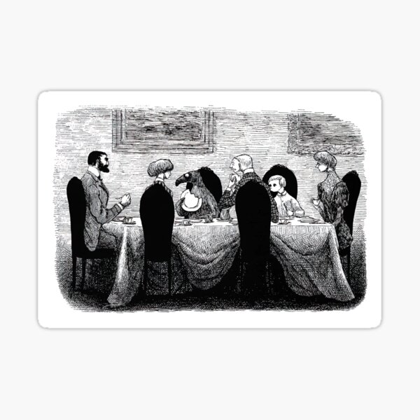 "Family Dinner" Sticker for Sale by JamesLittle | Redbubble