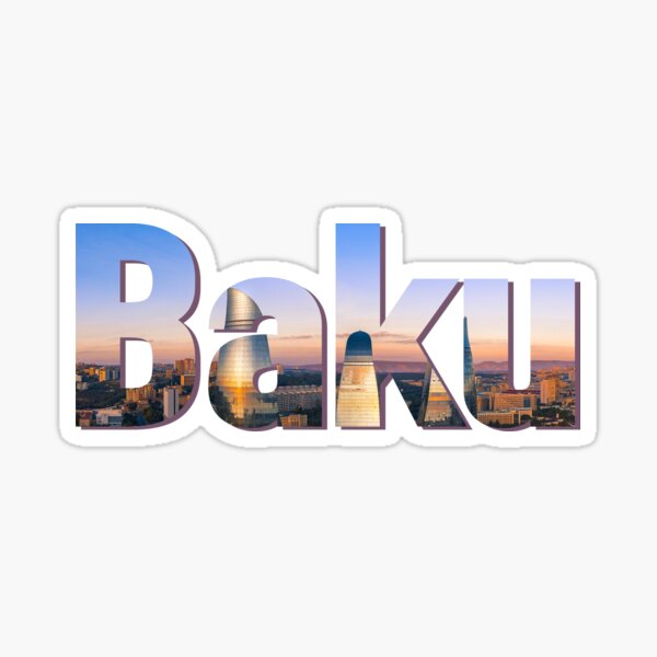 "Baku 2" Sticker for Sale by Random--Designs | Redbubble