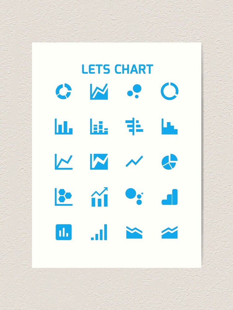 "data charts charts for data charts trending data charts" Art Print for ...