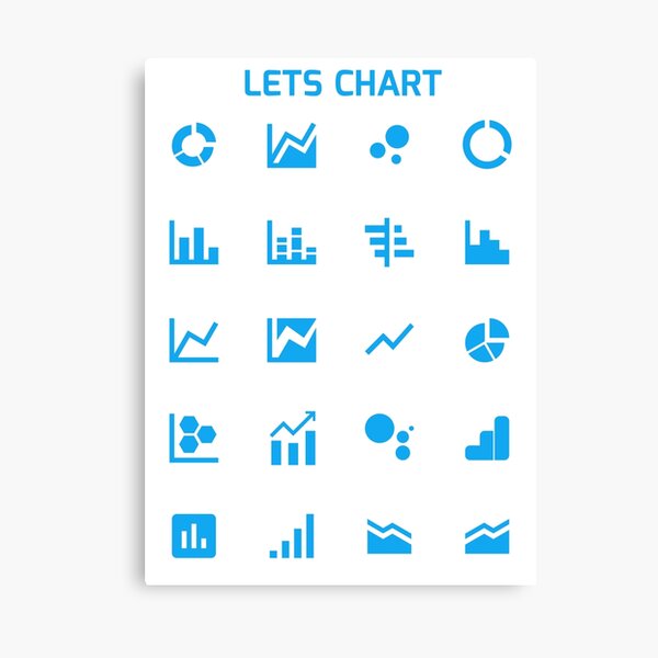 "data charts charts for data charts trending data charts" Canvas Print ...