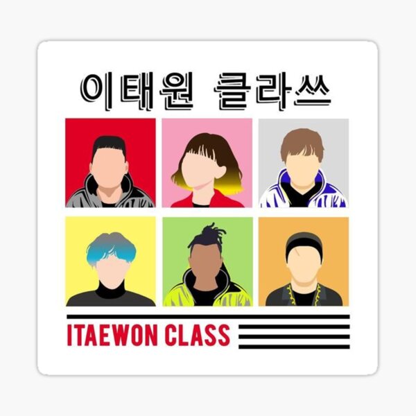 "Itaewon class" Sticker for Sale by thekdramabunny | Redbubble