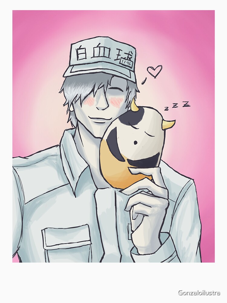 "Cells At Work | White Blood Cell and Lactic Acid Bacteria " T-shirt ...