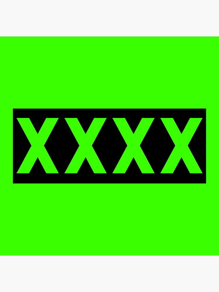 "XXXX brewery laptop sleeve sticker green" Art Print for Sale by Alfeev ...