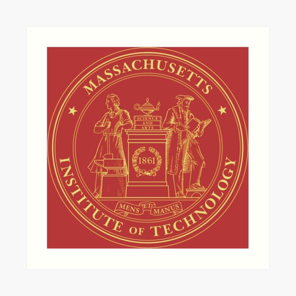 "Massachusetts Institute of Technology (MIT) logo" Art Print for Sale ...