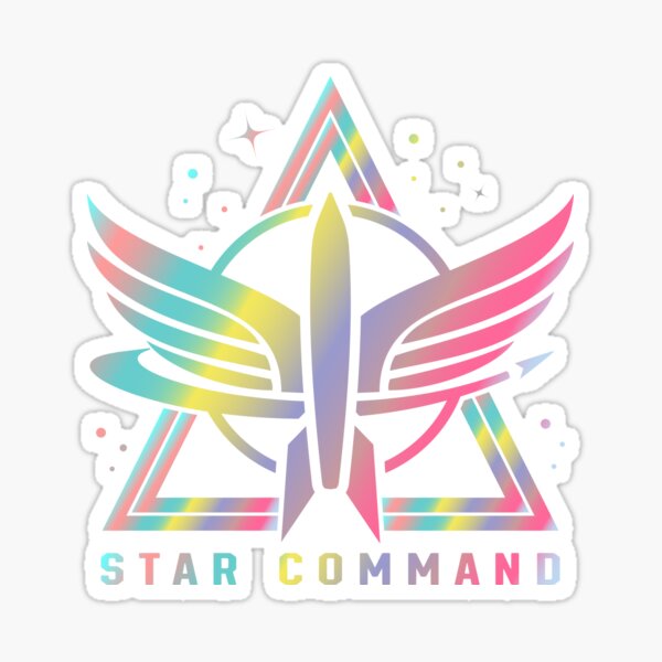 "Star Command Rainbow Insignia" Sticker for Sale by asteea | Redbubble