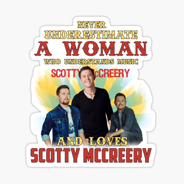 "Never Underestimate A Woman Who Loves Scotty" Sticker for Sale by ...