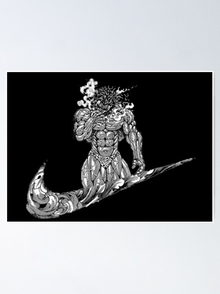 Póster «Yujiro Hanma de Anime Baki Hanma The Grappler Manga Logo para ...