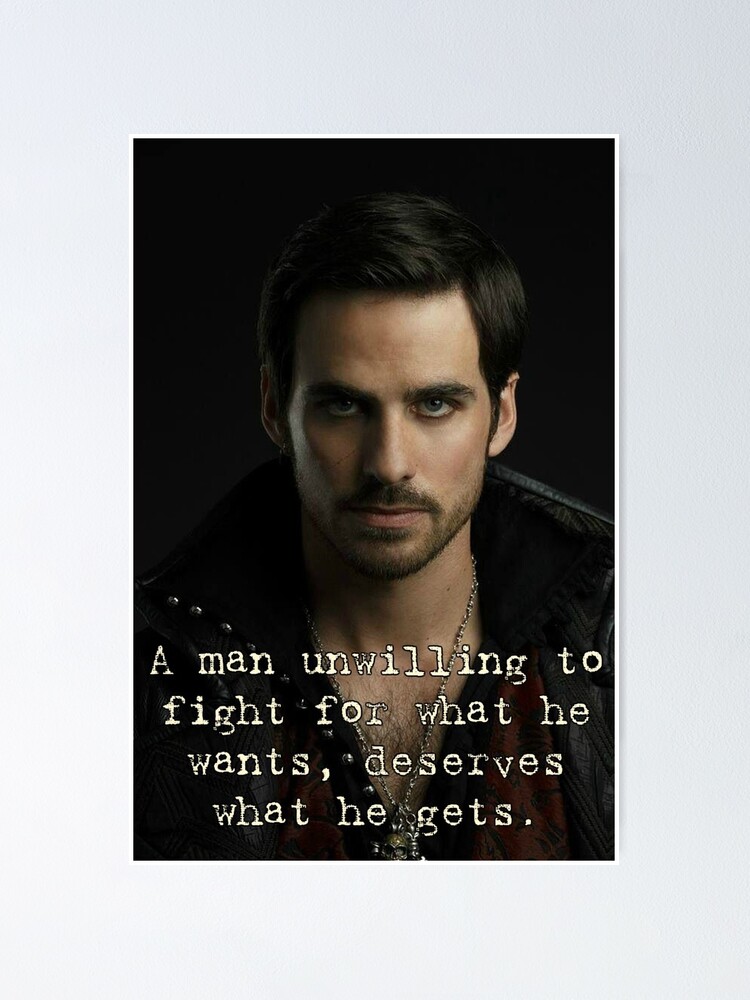 "Captain Hook Quote" Poster by ZimBaby916 | Redbubble