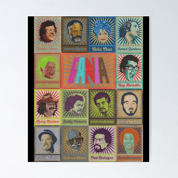 "Fania Stars Poster Classic " Poster for Sale by ishaklav3 | Redbubble