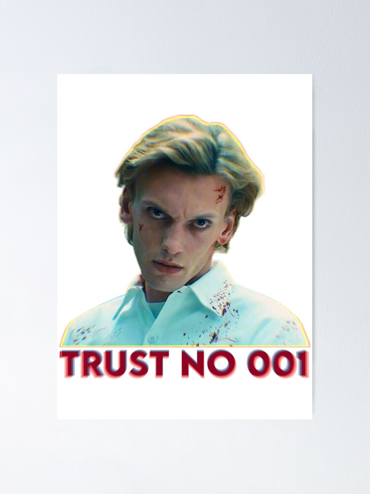 "Funny Stranger Things Trust No 001 Vecna Design " Poster for Sale by ...