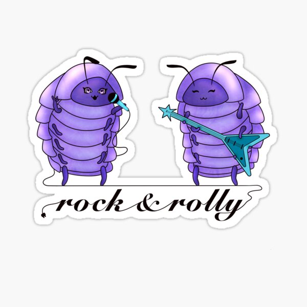 "Rock & Rolly (Polly)" Sticker for Sale by swconcepts | Redbubble