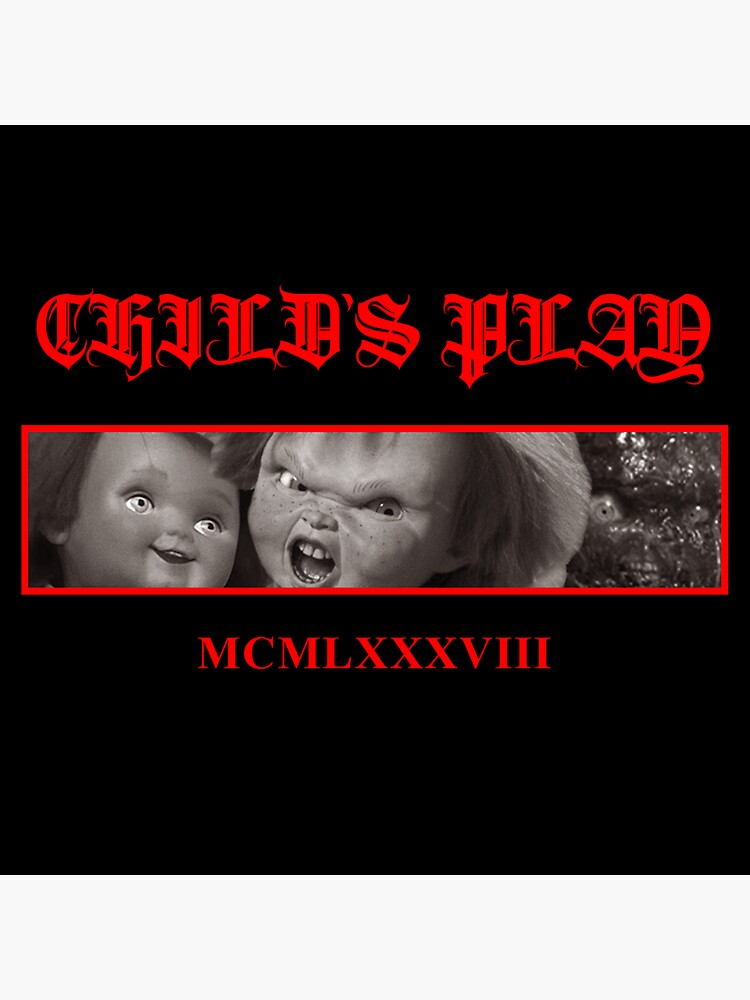 "Child's Play (1988) - Chucky's Evolution" Sticker for Sale by ...