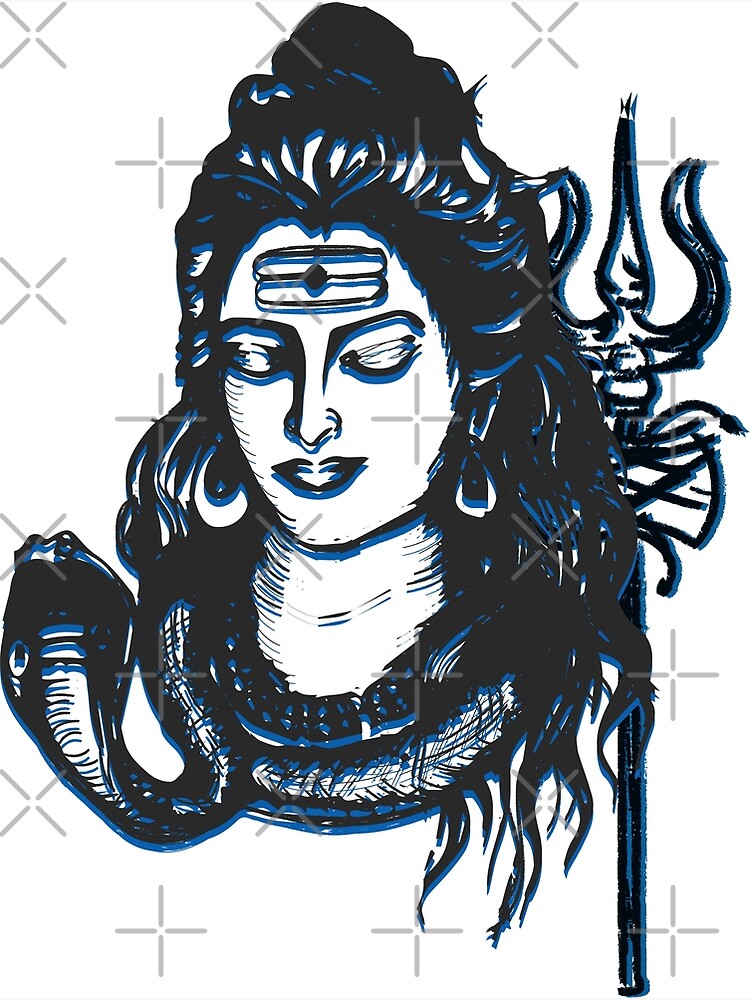 "lord shiva t-shirt | lord shiva poster " Poster for Sale by KARTICK ...