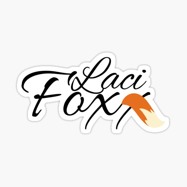 "Laci Foxx" Sticker for Sale by Andersong | Redbubble