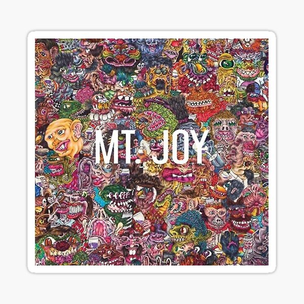 "MT JOY " Sticker for Sale by JNANDESIGN | Redbubble