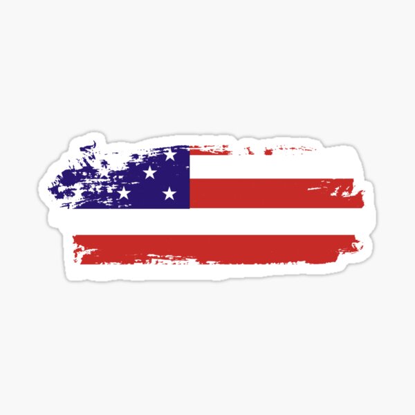 "United States Flag" Sticker for Sale by AlfabetDesign | Redbubble