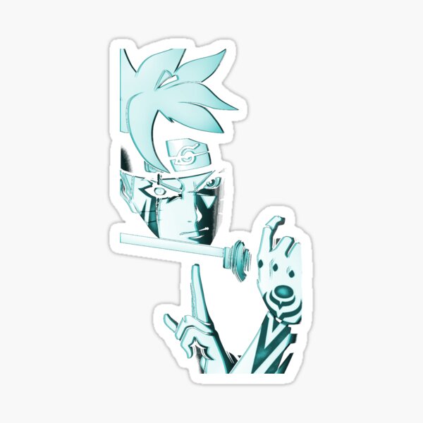 "blue anime tattoo" Sticker for Sale by dr-black | Redbubble