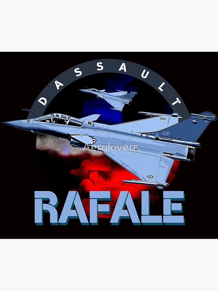 Póster «Aviones de combate franceses Dassault Rafale» de Aerolovers ...