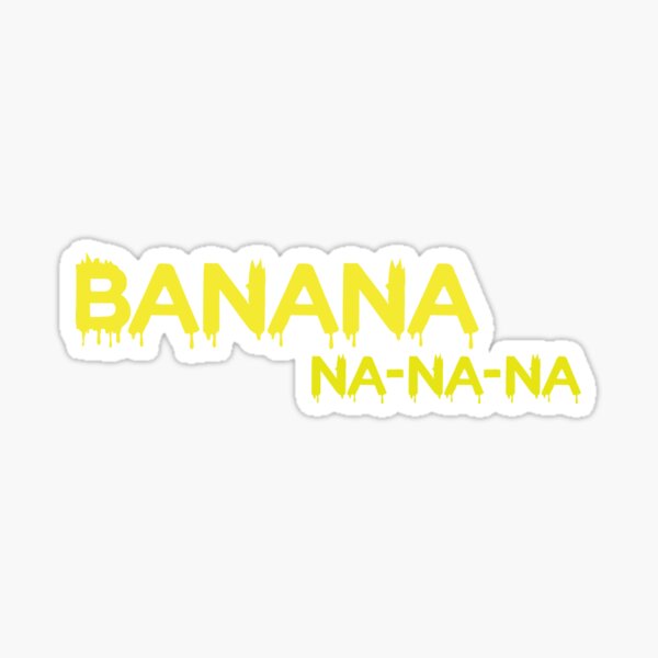 "Minions Banana" Sticker for Sale by DvT-BDD | Redbubble