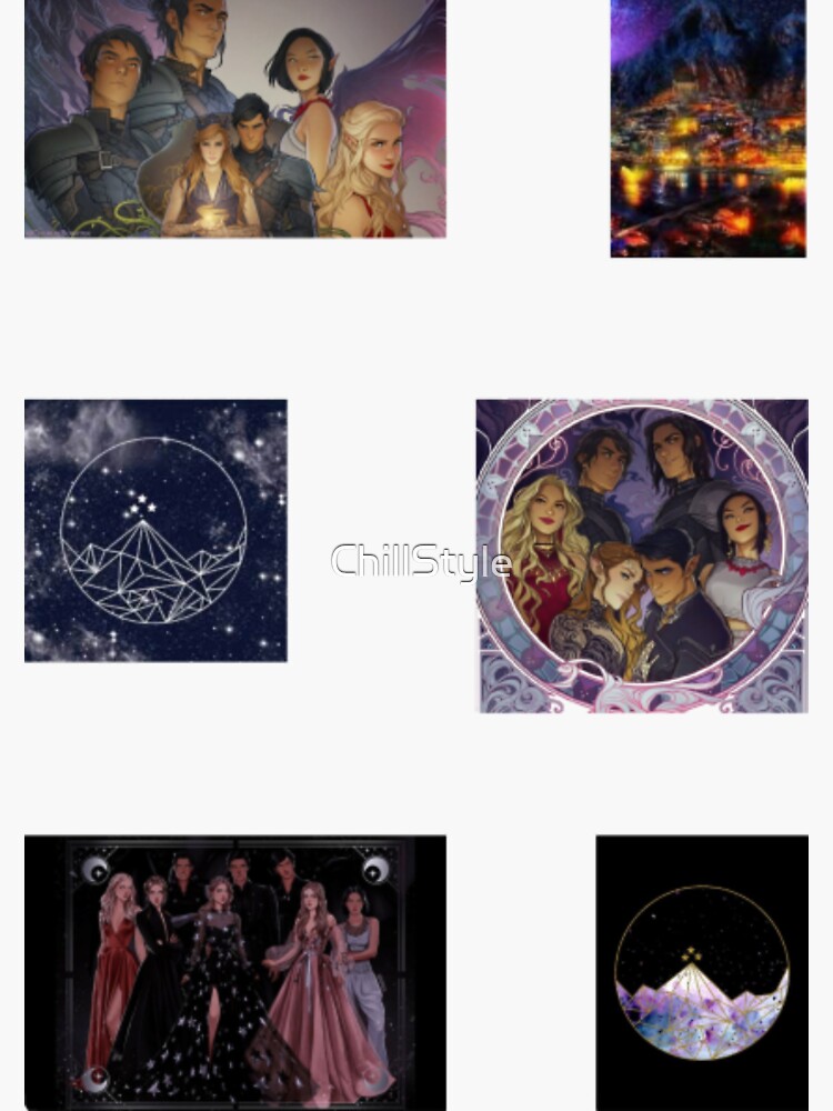 "Acotar sticker pack" Sticker for Sale by ChillStyle | Redbubble