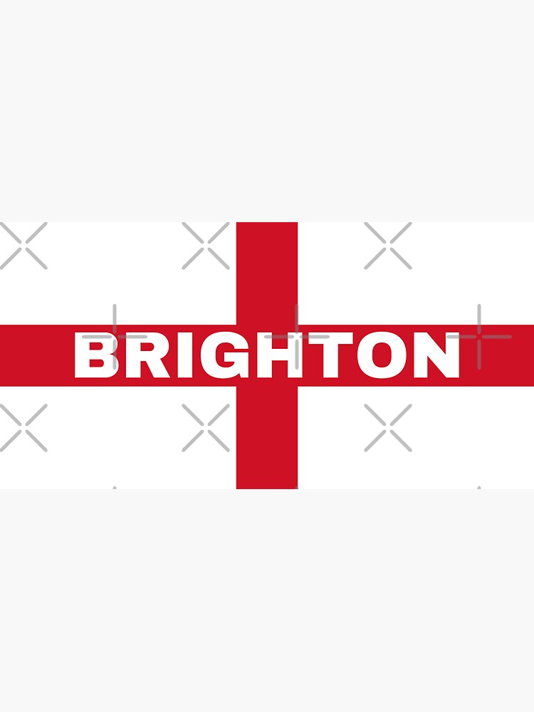"Brighton City in English Flag" Sticker for Sale by aybe7elf | Redbubble