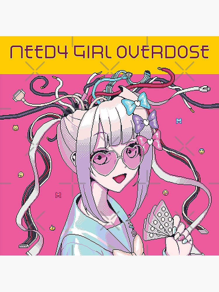 "Needy Streamer Overload" Sticker for Sale by hidexmian | Redbubble