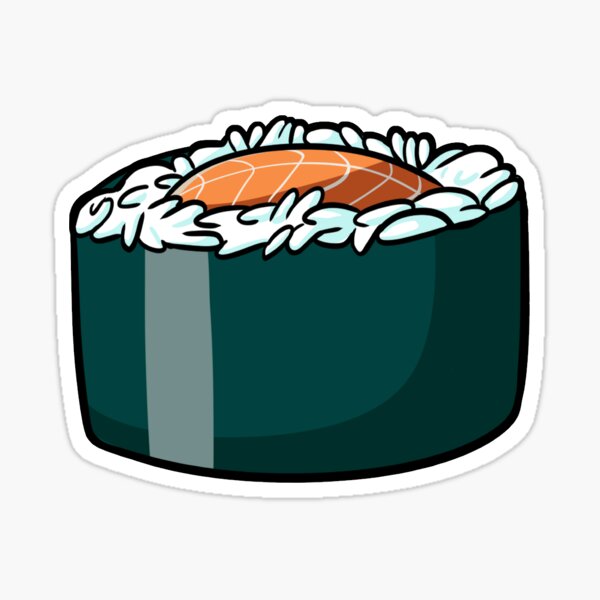 "Sushi Maki" Sticker for Sale by CronoArtist | Redbubble