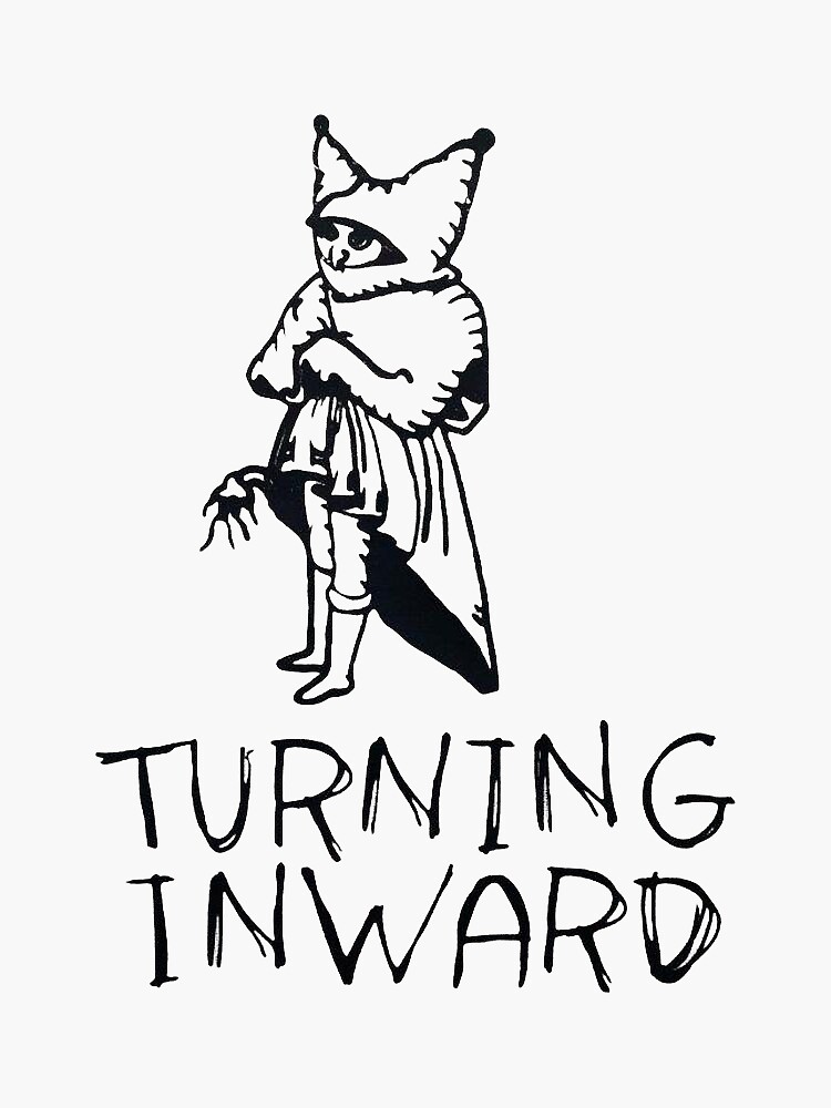 "Turning Inward" Sticker for Sale by DestinedAmoeba | Redbubble