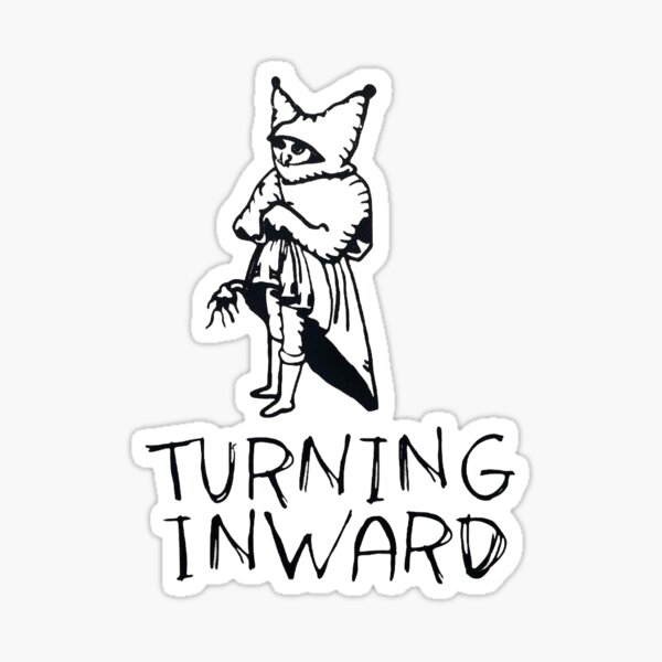 "Turning Inward" Sticker for Sale by DestinedAmoeba | Redbubble