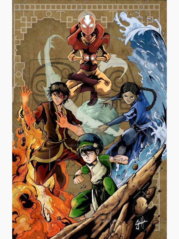 "Avatar the Last Airbender" Sticker for Sale by Pe4nut00 | Redbubble
