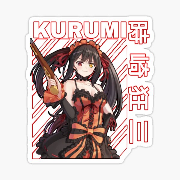 "Tokisaki Kurumi " Sticker for Sale by animeart34 | Redbubble