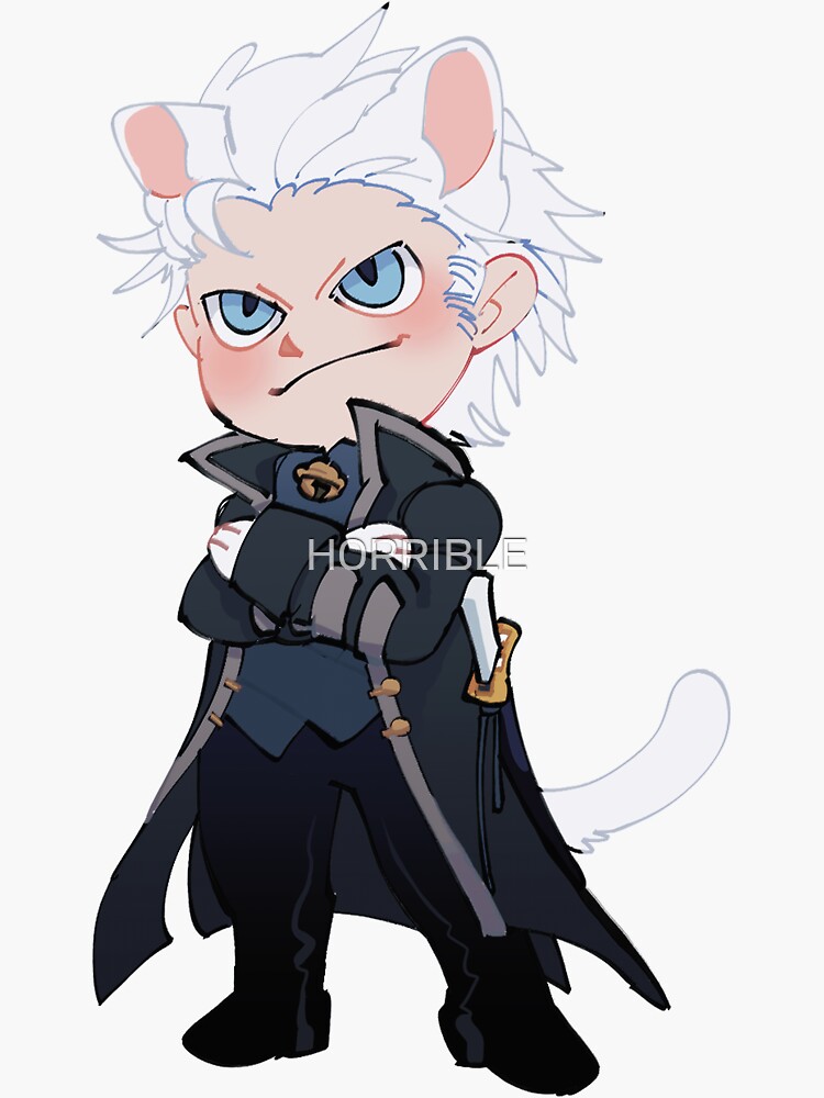"Vergil Kitty" Sticker for Sale by H0RRIBLE | Redbubble
