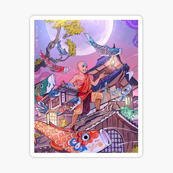 "Avatar the Last Airbender" Sticker for Sale by Pe4nut00 | Redbubble
