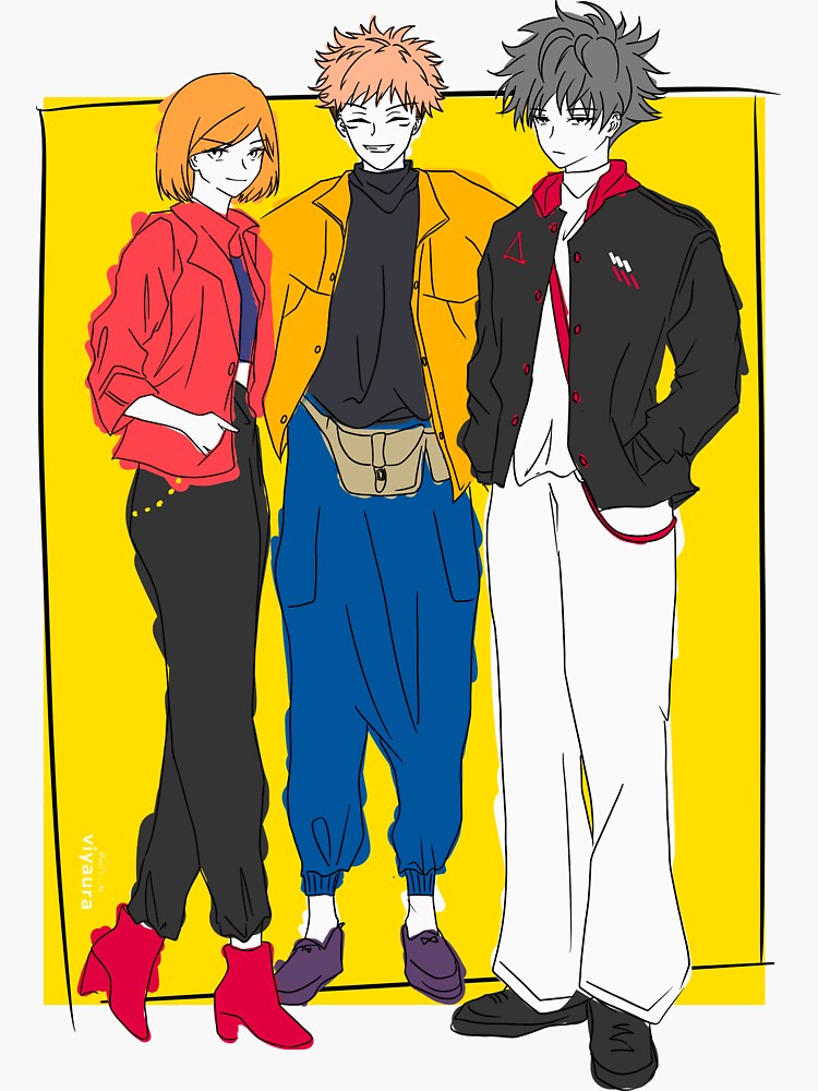 "jjk jujutsu kaisen paradise style shirt" Sticker for Sale by viyaura ...