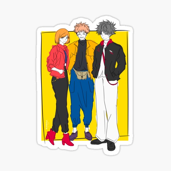 "jjk jujutsu kaisen paradise style shirt" Sticker for Sale by viyaura ...
