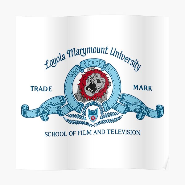 "LMU SFTV - Iggy the Lion (Dark Font)" Poster for Sale by An8-TrackMind ...